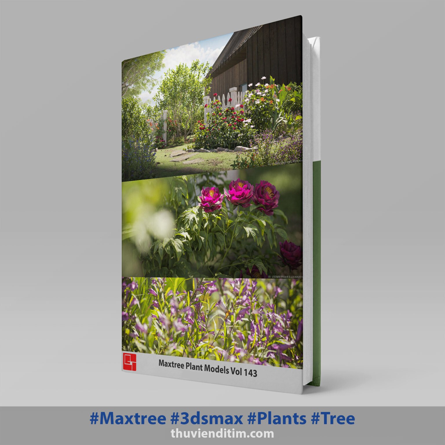 Maxtree Vol 143-Bush 3dsmax - thuvienditim